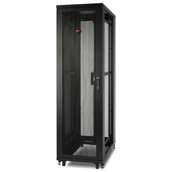 NetShelter SV 48U 600mm Wide x 1200mm Deep Enclosure with Sides Black ...