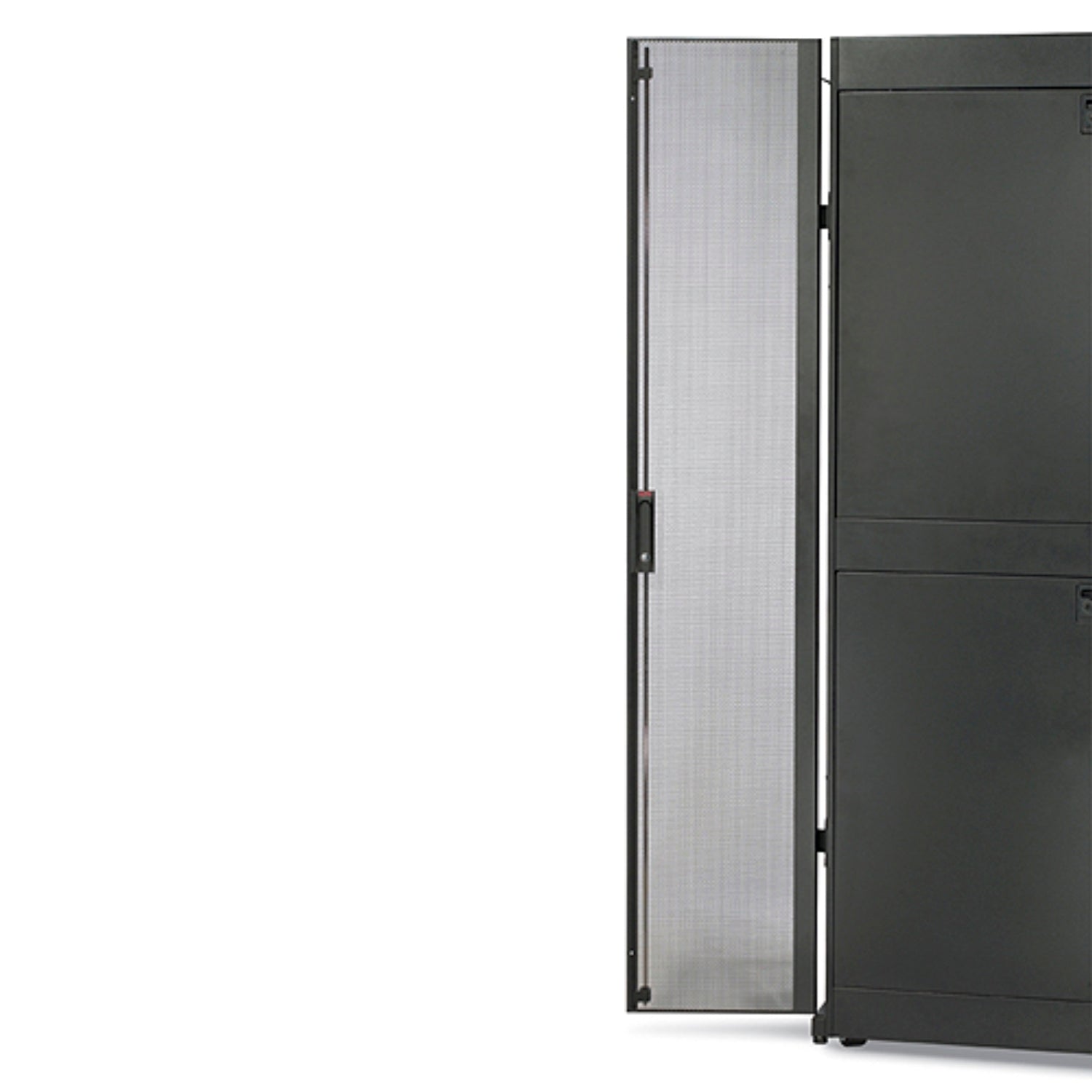NetShelter SX 45U 600mm Wide Perforated Split Doors Black AR7105 - UPS ...