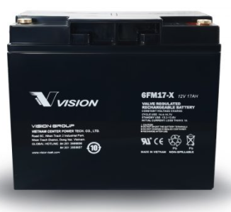 Vision - 6FM17-X - 12V 17AH Battery 6FM17-X – UPS Solutions