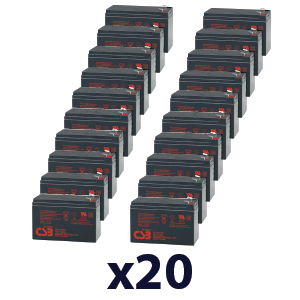 Powerware 9120 5000 UPS Batteries GP1272F2X20-POWERWARE-9120-5000 - UPS ...