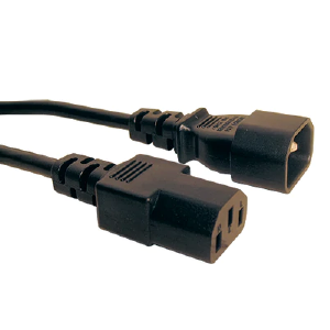 10m IEC C13 to C14 Power Cable | Black – UPS Solutions