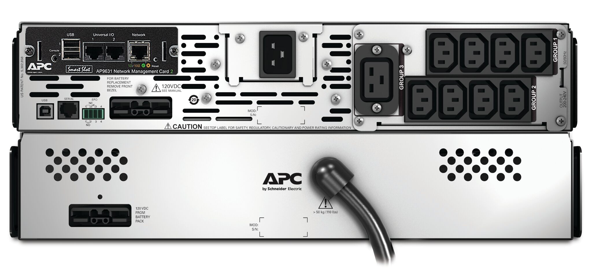 APC Smart-UPS X 3000VA Rack/Tower LCD 200-240V SNMP SMX3000RMHV2UNC ...