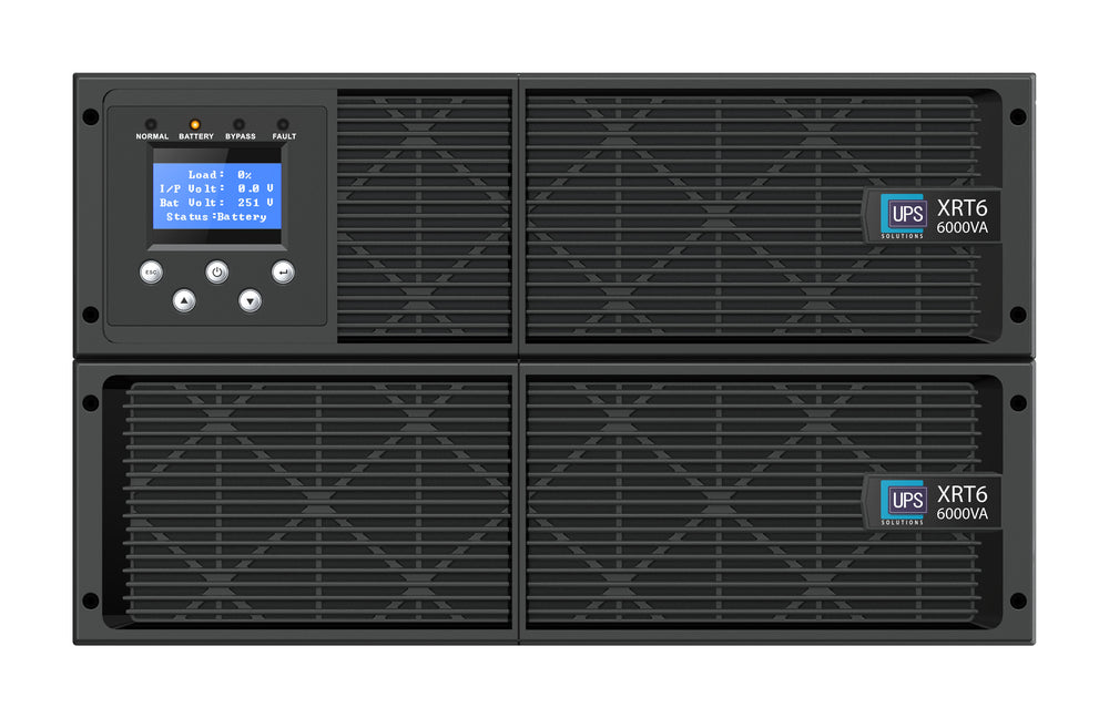 UPS Solutions XRT6 Online UPS 6KVA with 10 Year Design Life Batteries