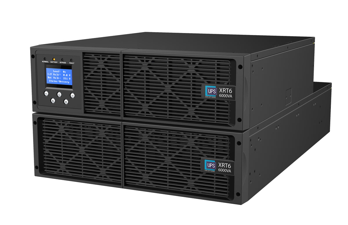 UPS Solutions XRT6 Online UPS 6KVA with 10 Year Design Life Batteries